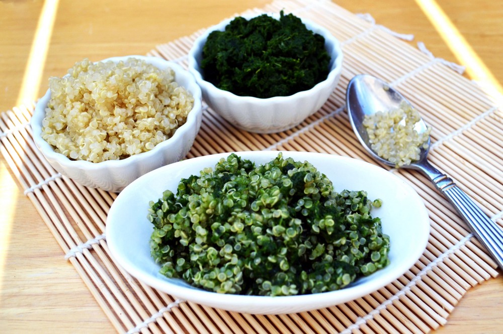 Quinoa-Kale Green “Fish” Sticks – good gruel