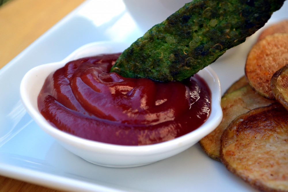 Quinoa-Kale Green “Fish” Sticks – good gruel