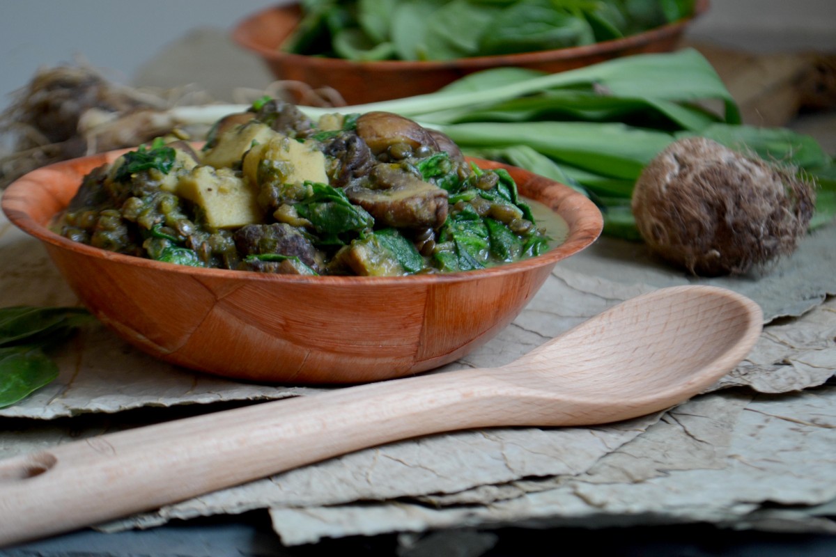 Yoda’s Rootleaf Stew – Vegan – gina bean pixels